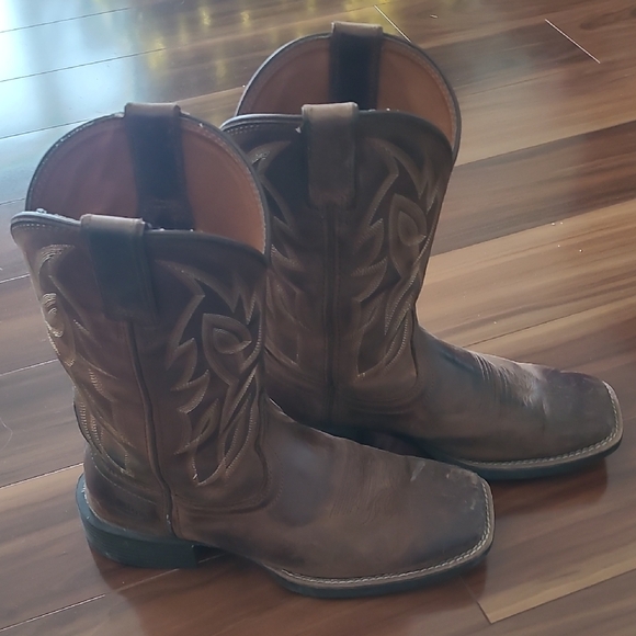 Justin Boots | Shoes | Justin Boots Dark Brown Western Boots | Poshmark